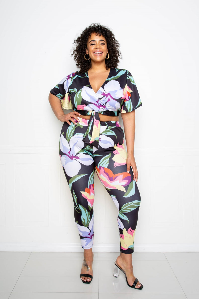 Flower Jogger & Top Set – CITYWEAR
