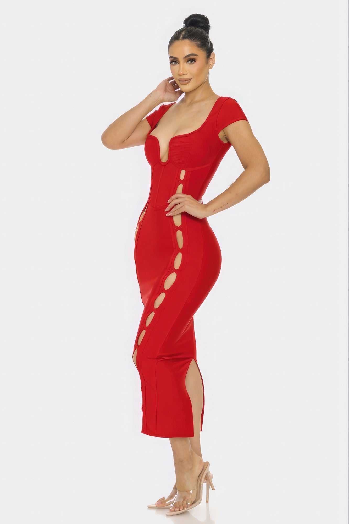 Bandage Midi Dress – CITYWEAR